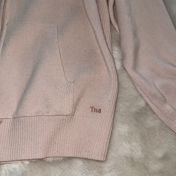 Aritzia | Sweaters | Aritzia Pink Zip Up | Poshmark